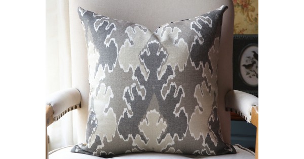 geometric pillow channels periwinkle groundworks pillow accent pillow ...