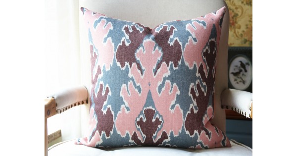 geometric pillow channels periwinkle groundworks pillow accent pillow ...