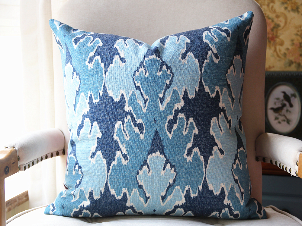 geometric pillow channels periwinkle groundworks pillow accent pillow ...