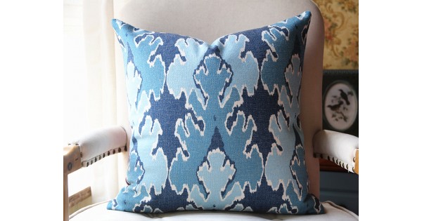 geometric pillow channels periwinkle groundworks pillow accent pillow ...