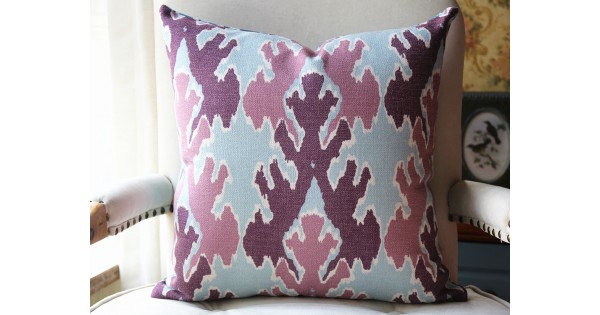 geometric pillow channels periwinkle groundworks pillow accent pillow ...